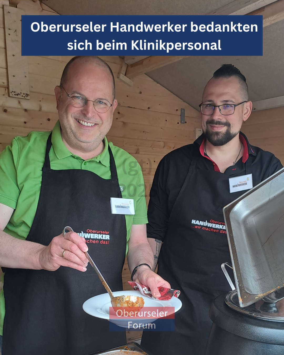 Oberurseler Handwerker bedankten sich beim Klinikpersonal | Health ...