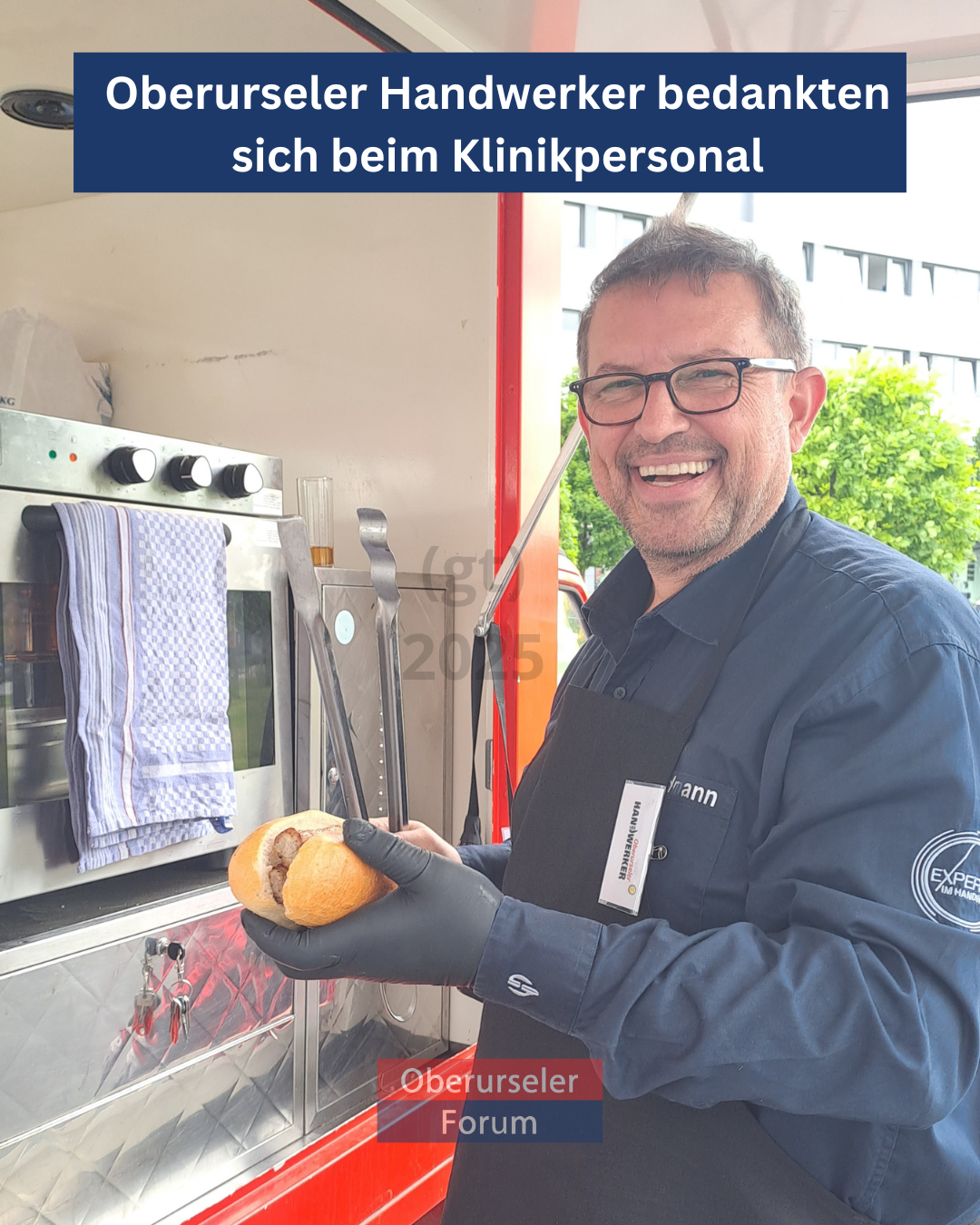 Oberurseler Handwerker bedankten sich beim Klinikpersonal | Health ...