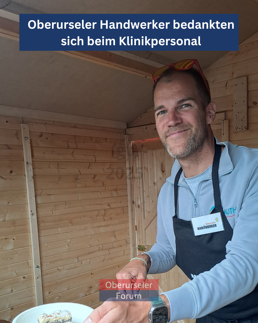 Oberurseler Handwerker bedankten sich beim Klinikpersonal | Health ...