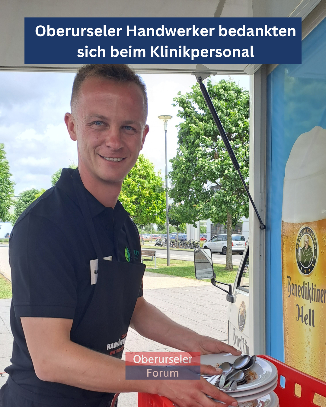 Oberurseler Handwerker bedankten sich beim Klinikpersonal | Health ...