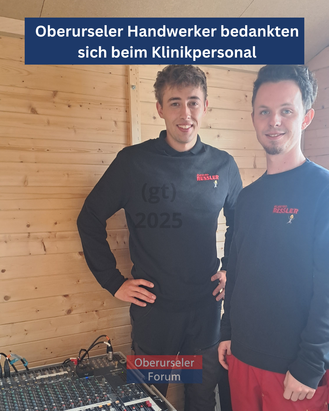 Oberurseler Handwerker bedankten sich beim Klinikpersonal | Health ...
